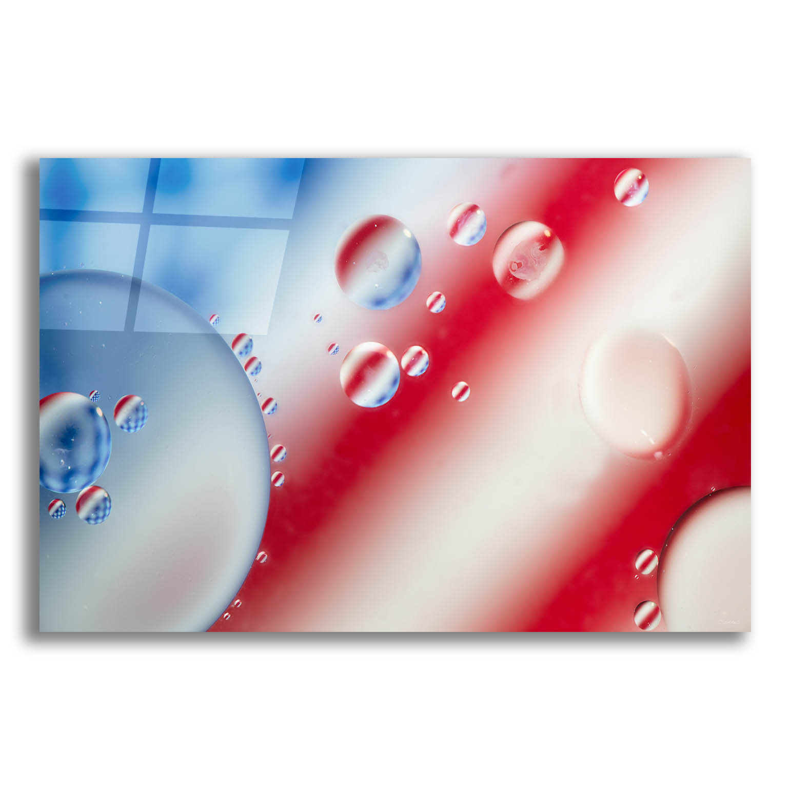 Wrought Studio™ 'Oil And Water 07' by Gordon Semmens Acrylic Glass Wall ...
