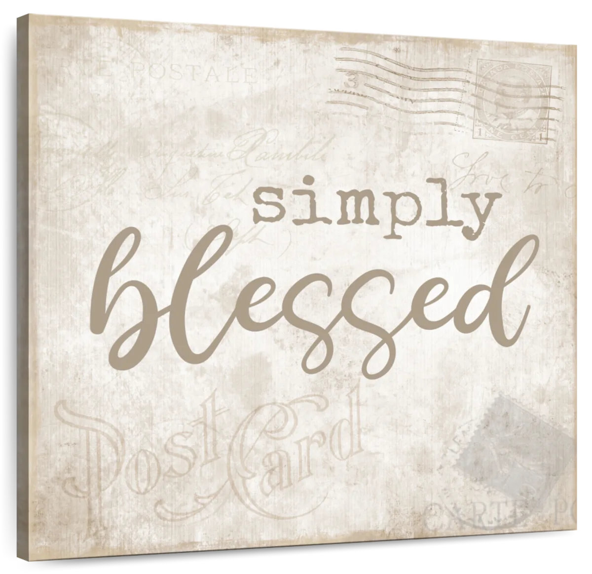 Ebern Designs Tergel Postcard Blessed | Wayfair