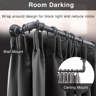 MCKINNON HOME FURNISHINGS, INC. Curtain Rods - Matte Black Pipe Curtain ...