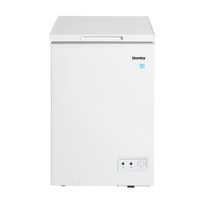 Danby 3.5 Cubic Feet Chest Freezer with Adjustable Temperature Controls ...