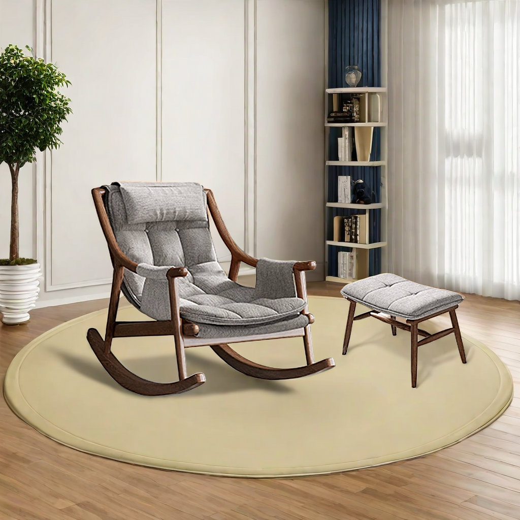 ChairVogue Luxury Ergonomic Rocking Chair Solid Wood Rocking Chair ...