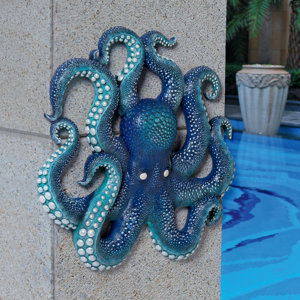 Design Toscano Deadly Octopus of the Coral Reef Wall Décor & Reviews ...