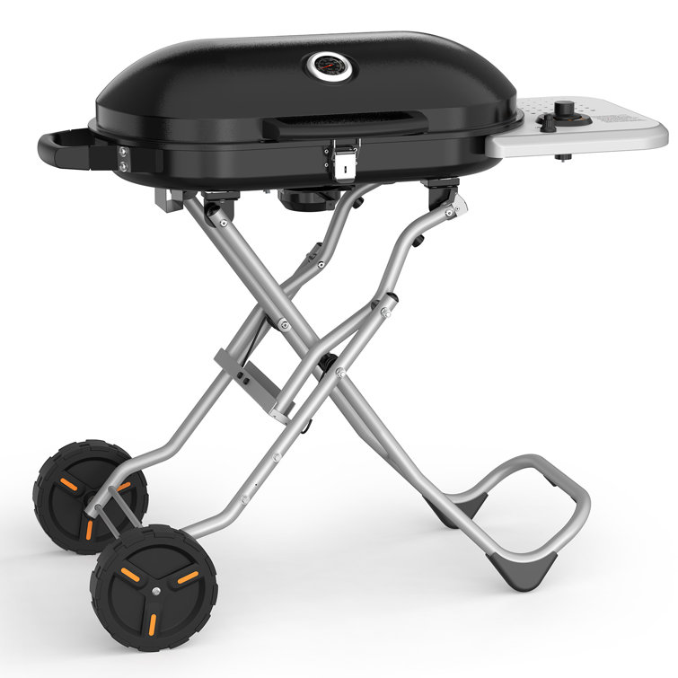 R.W.FLAME 15000 BTU Portable Propane Gas Grill With Storage Side Table ...