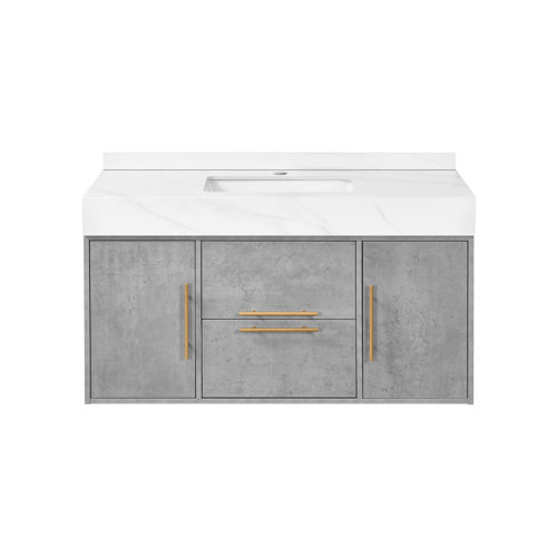Floating & Wall Mounted Bathroom Vanities | Wayfair