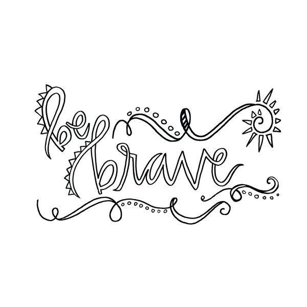 Maturi Be Brave Outline | Wayfair.co.uk