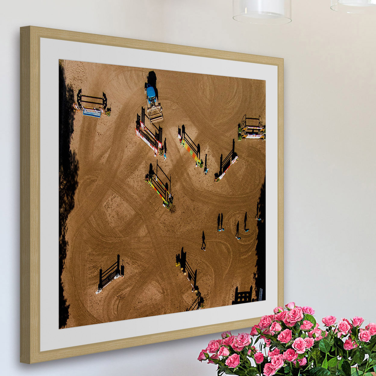 Marmont Hill 'Hurdles' by Karolis Janulis Framed Painting Print ...