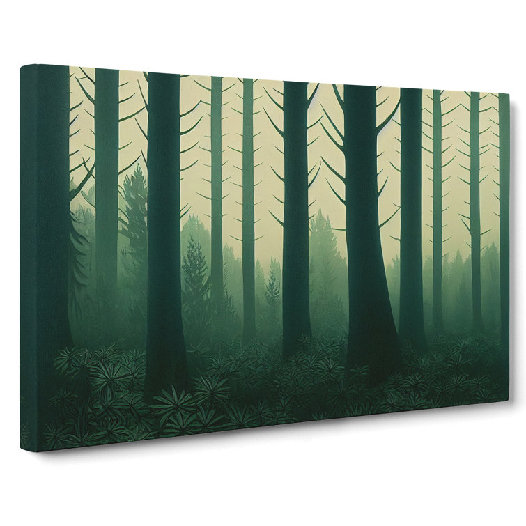 Alpen Home Forest Deco Style (2) - Wrapped Canvas Painting | Wayfair.co.uk