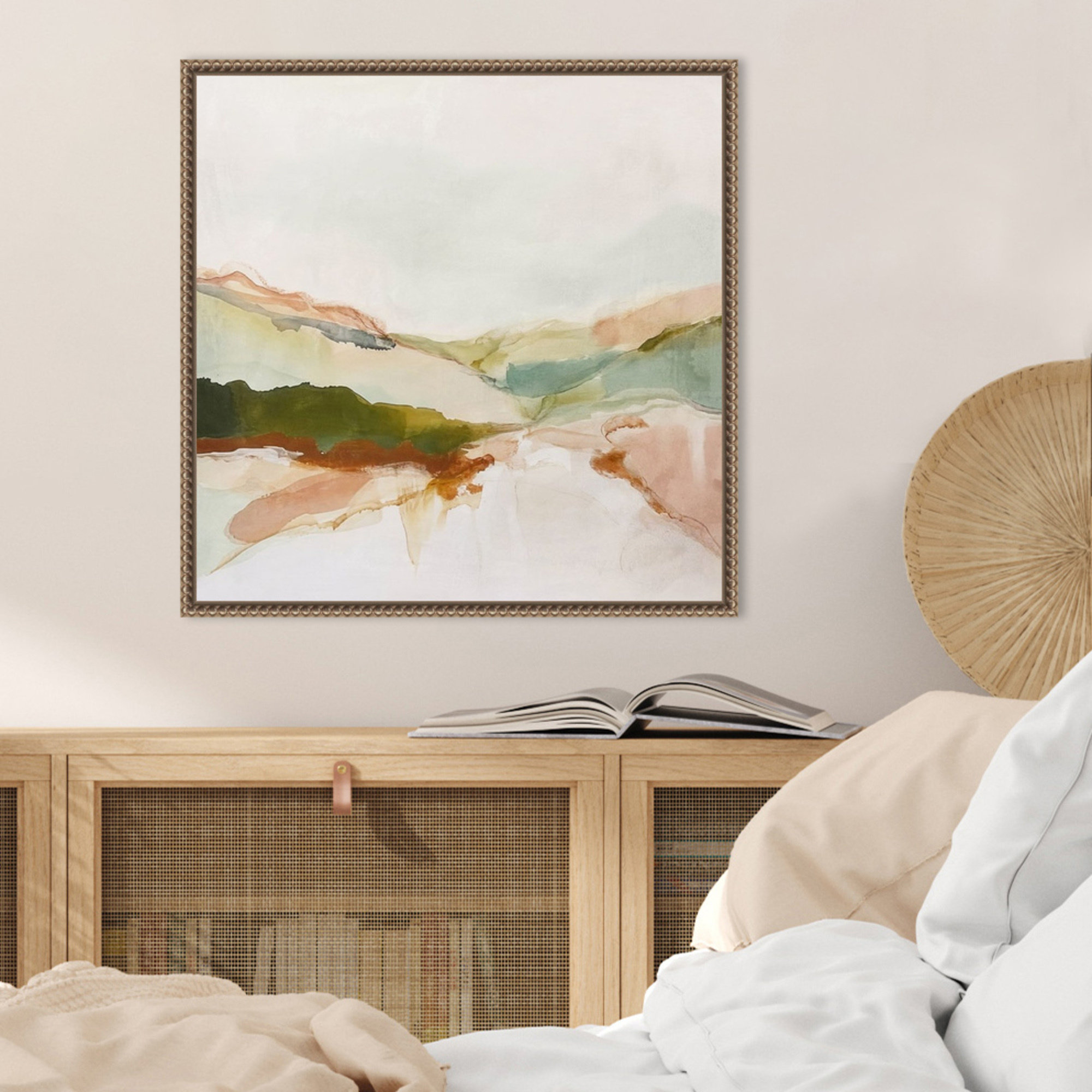 Lark Manor™ Rifts and Ridges Abstract Landscape II by Urban Road Framed ...