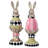 The Holiday Aisle® 13.5" Resin Garden Bunny Egg Topiary Set of 2 ...