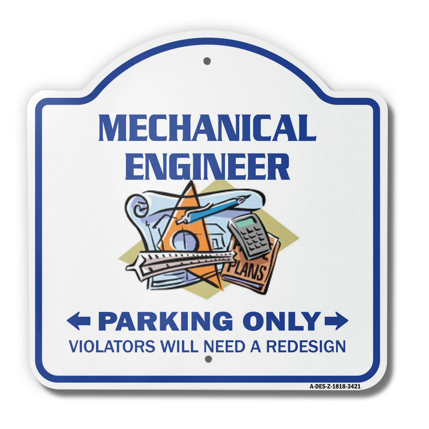 SignMission Mechanical Engineer Heavy-Gauge Aluminum Sign | Wayfair
