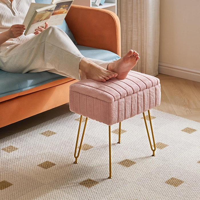 Mercer41 Doudy Upholstered Ottoman | Wayfair