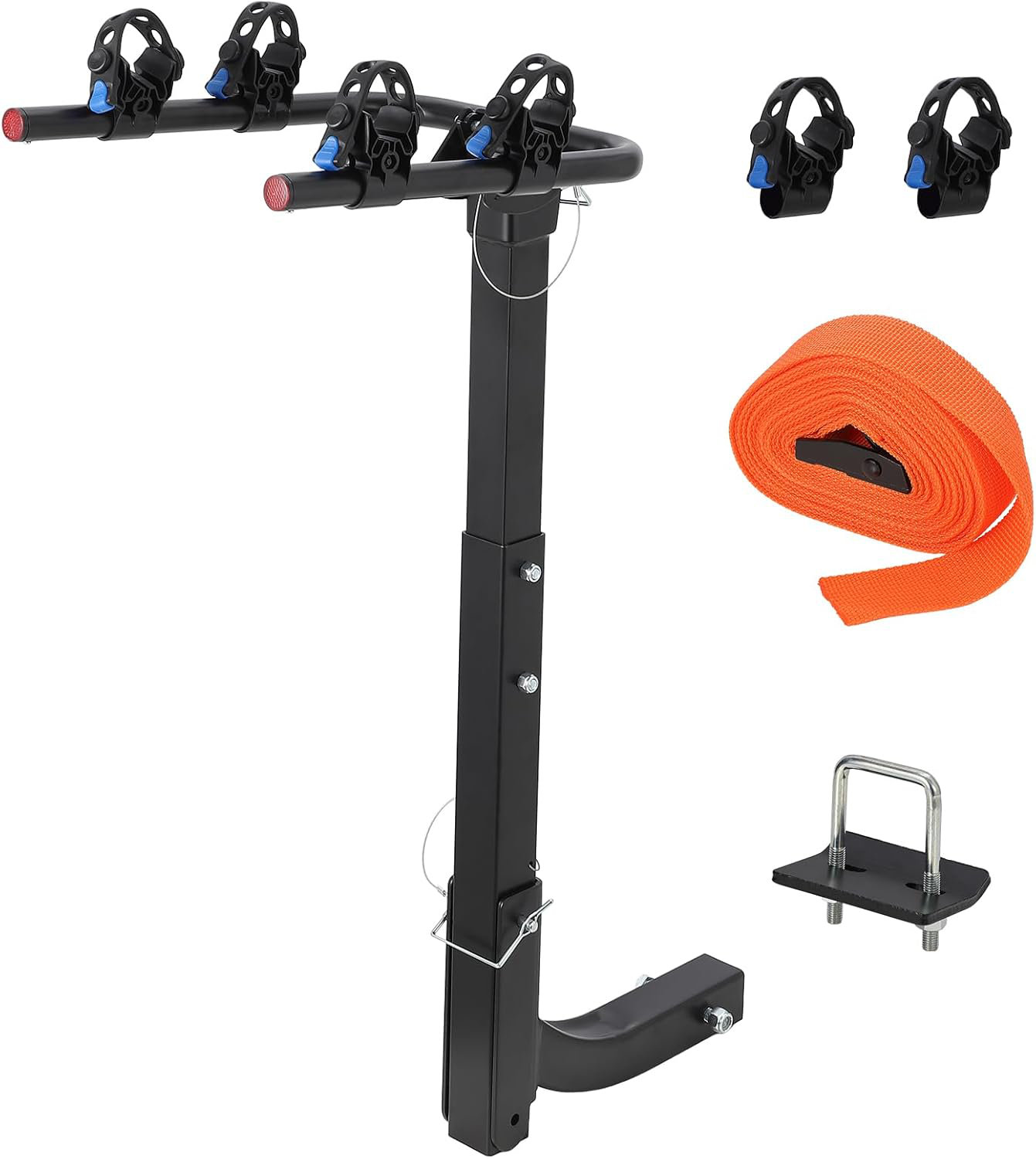 Arlmont & Co. 2 /4 Bike Rack Bicycle Carrier Racks Hitch Mount Double ...