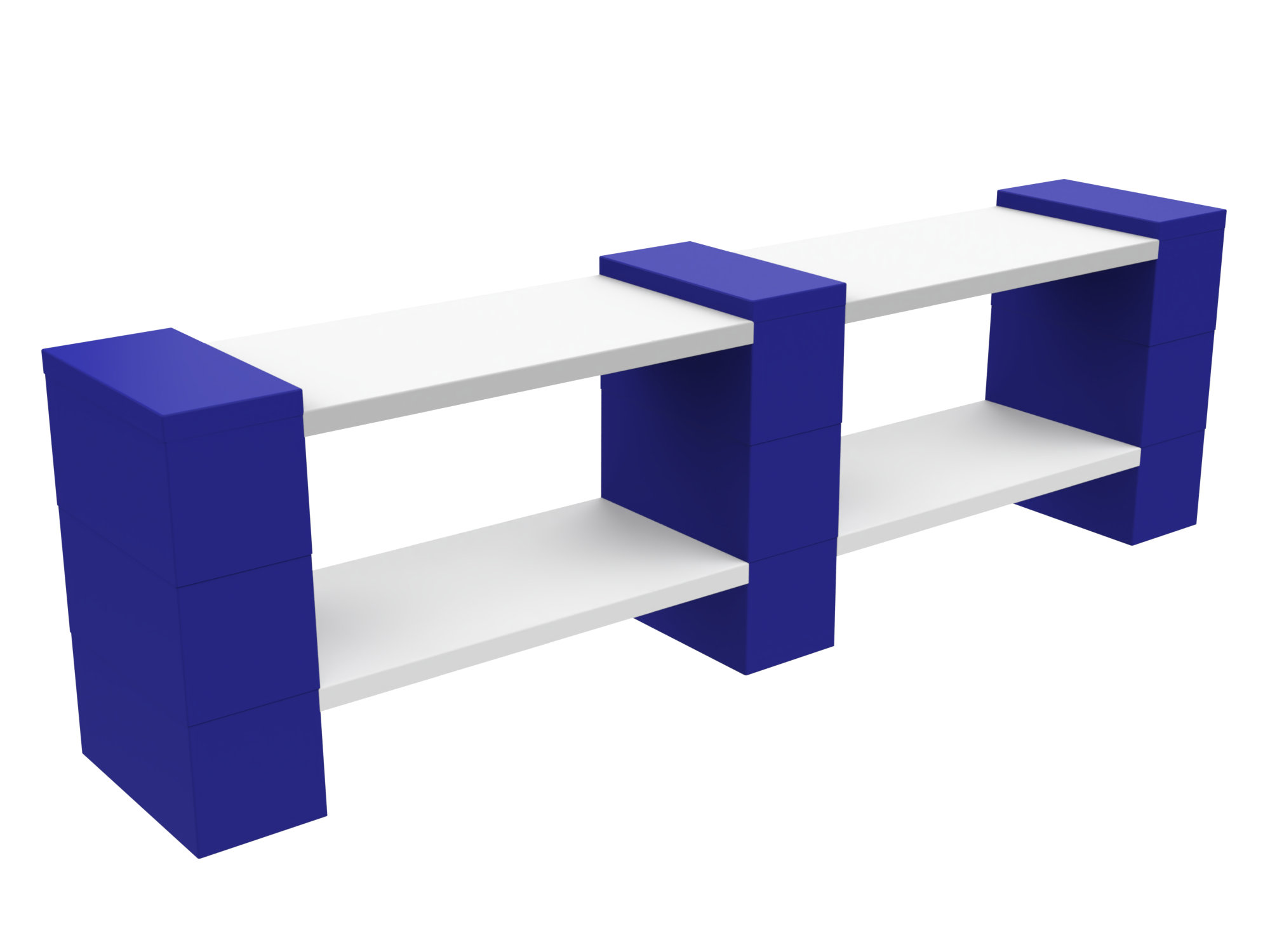 Versare EverBlock 2 Level Double Shelving Kit - Low Version | Wayfair