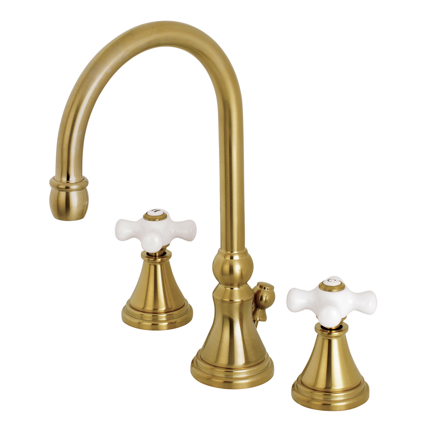 Kingston Brass Governor Two-Handle 3-Hole Deck Mount Widespread ...