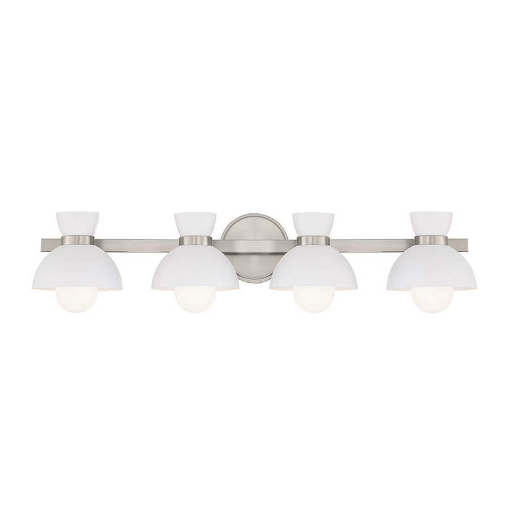 Joss & Main Zurie 4-Light Bathroom Vanity Light In Natural Brass ...