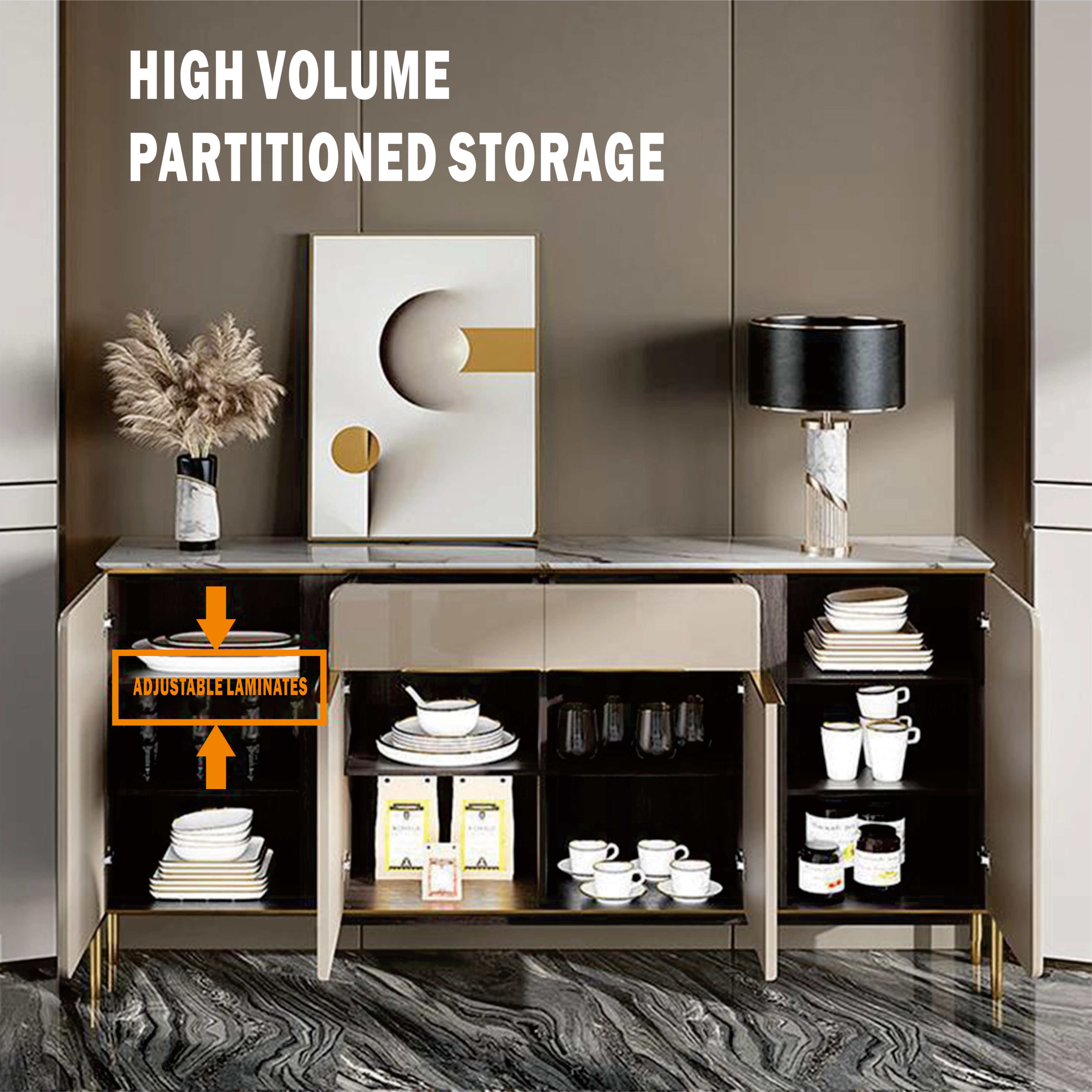 Mercer41 Zelta 39.37'' Sideboard | Wayfair