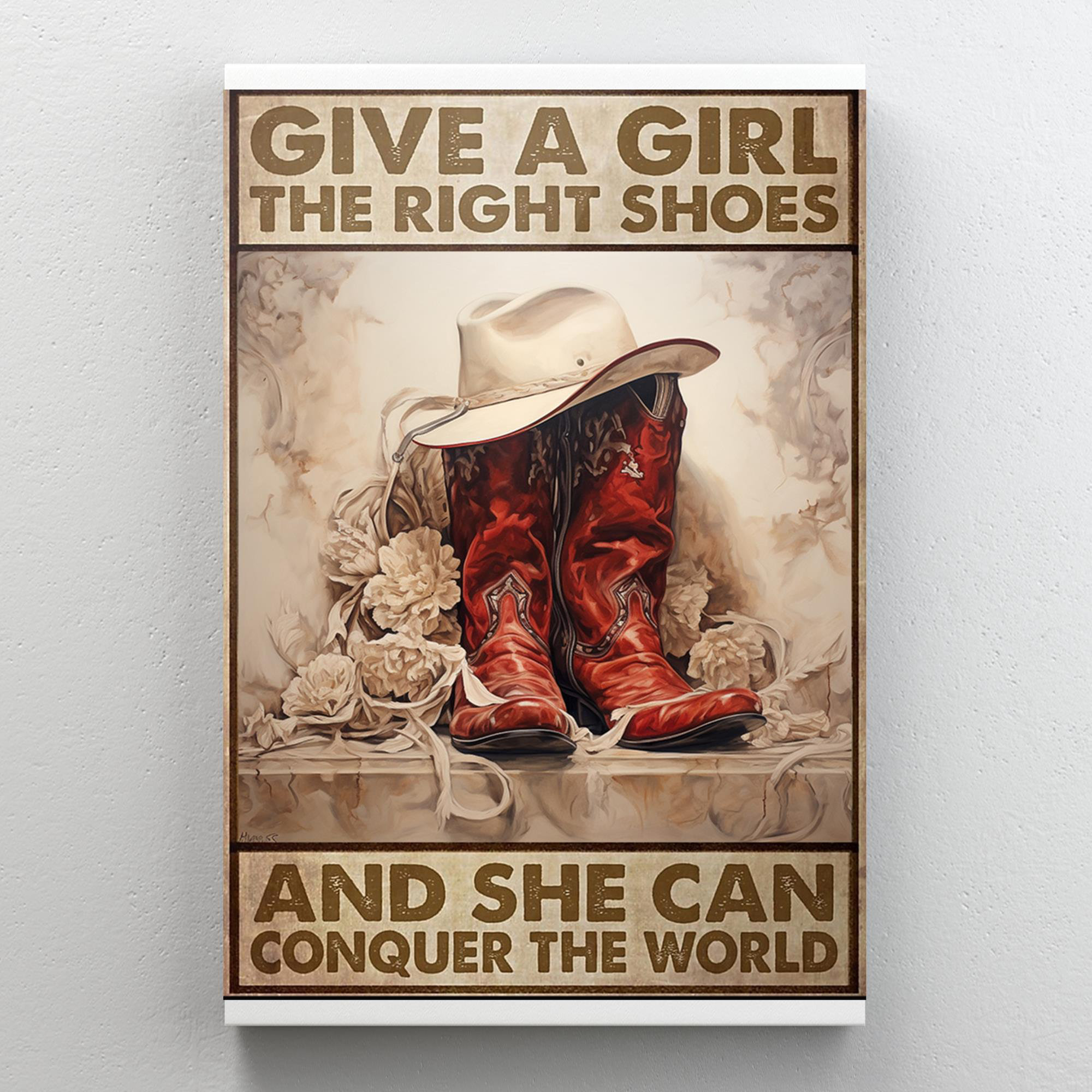 Trinx Cowgirls Give A Girl The Right Shoes - 1 Piece Rec " Cowgirls ...
