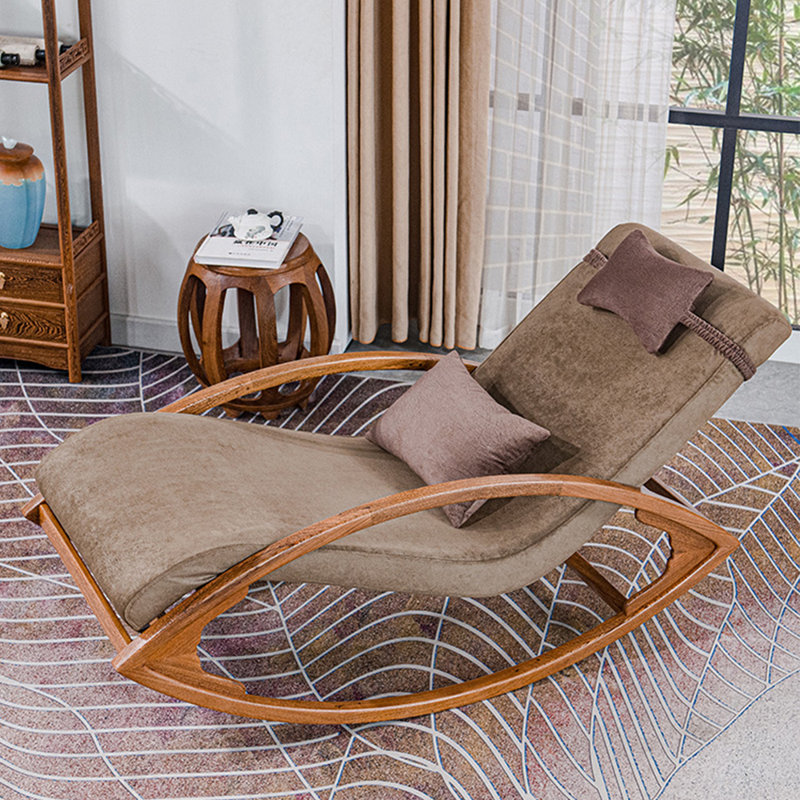 Comfort Zone Furniture.e Solid Wood Simple Leisure Home Rocking Chair ...