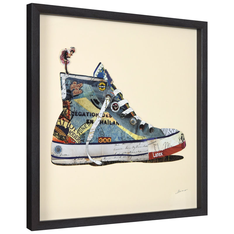 Latitude Run® 'High Top Sneaker' Graphic Art Print | Wayfair