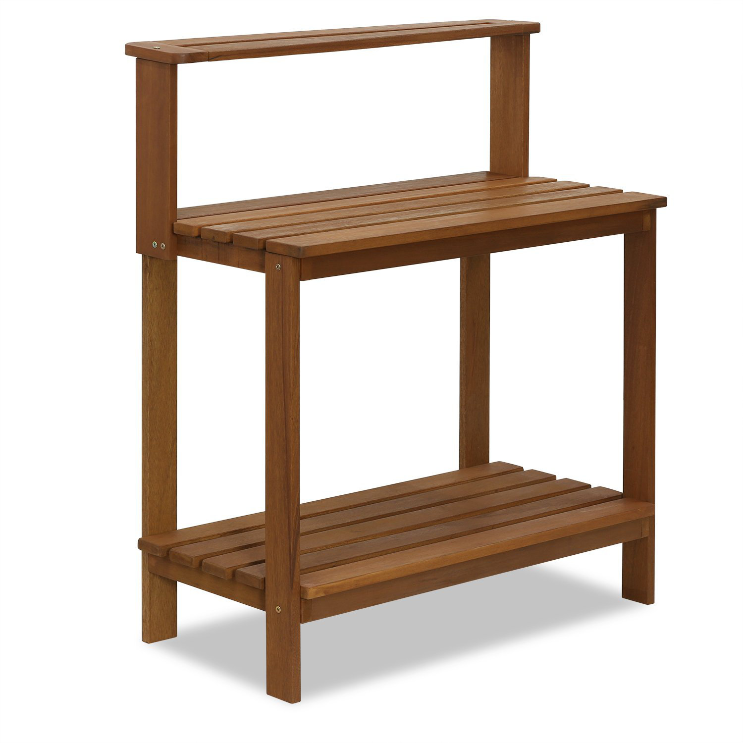 Loon Peak® Tioman Outdoor Patio Furniture Hardwood Potting Bench ...
