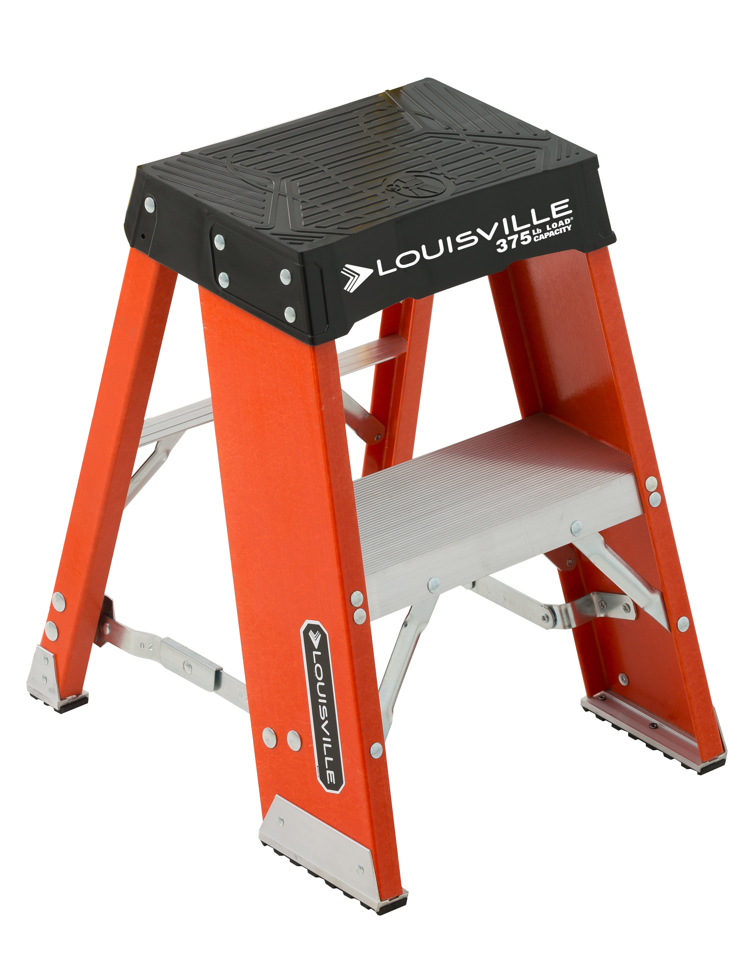 Louisville Ladder, 2 Ft, Fiberglass Step Stand, Type Ia, 300 Lb Load ...
