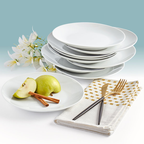 Tabletops Gallery 8" Salad Plates Value Pack | Wayfair