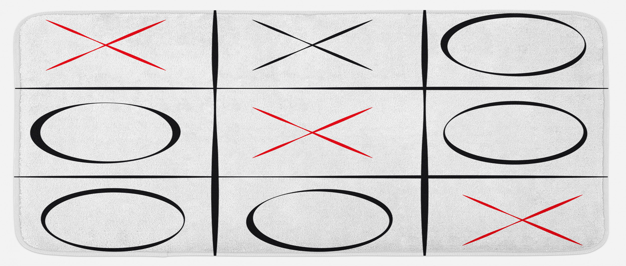 East Urban Home Tic Tac Toe Simplistic Pattern Vertical Horizontal ...