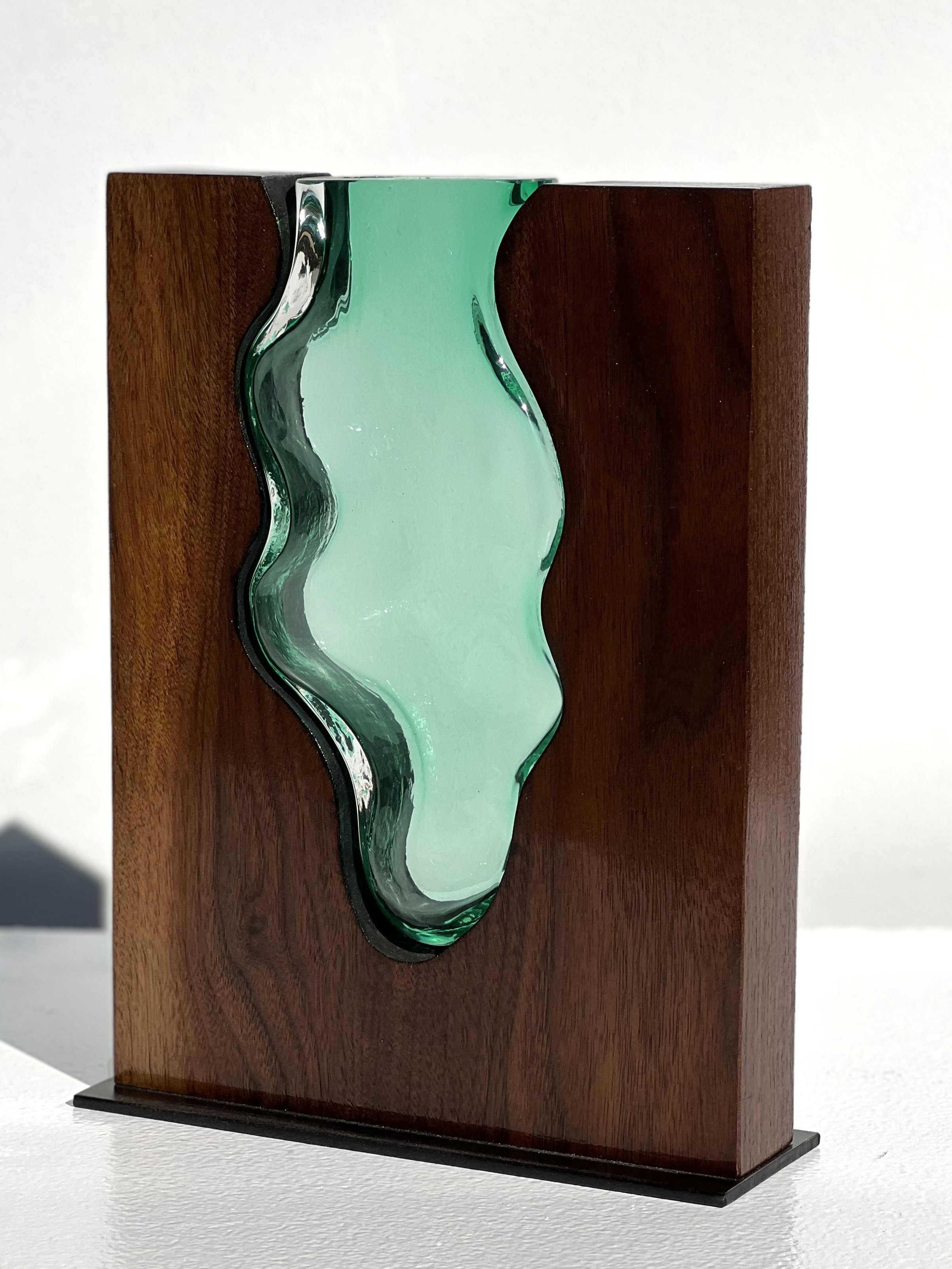 Scott Slagerman Glass Almerindo Handmade Wood Table Vase | Wayfair