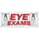 SignMission EYE EXAMS BANNER SIGN Optometrist Optician Glasses ...