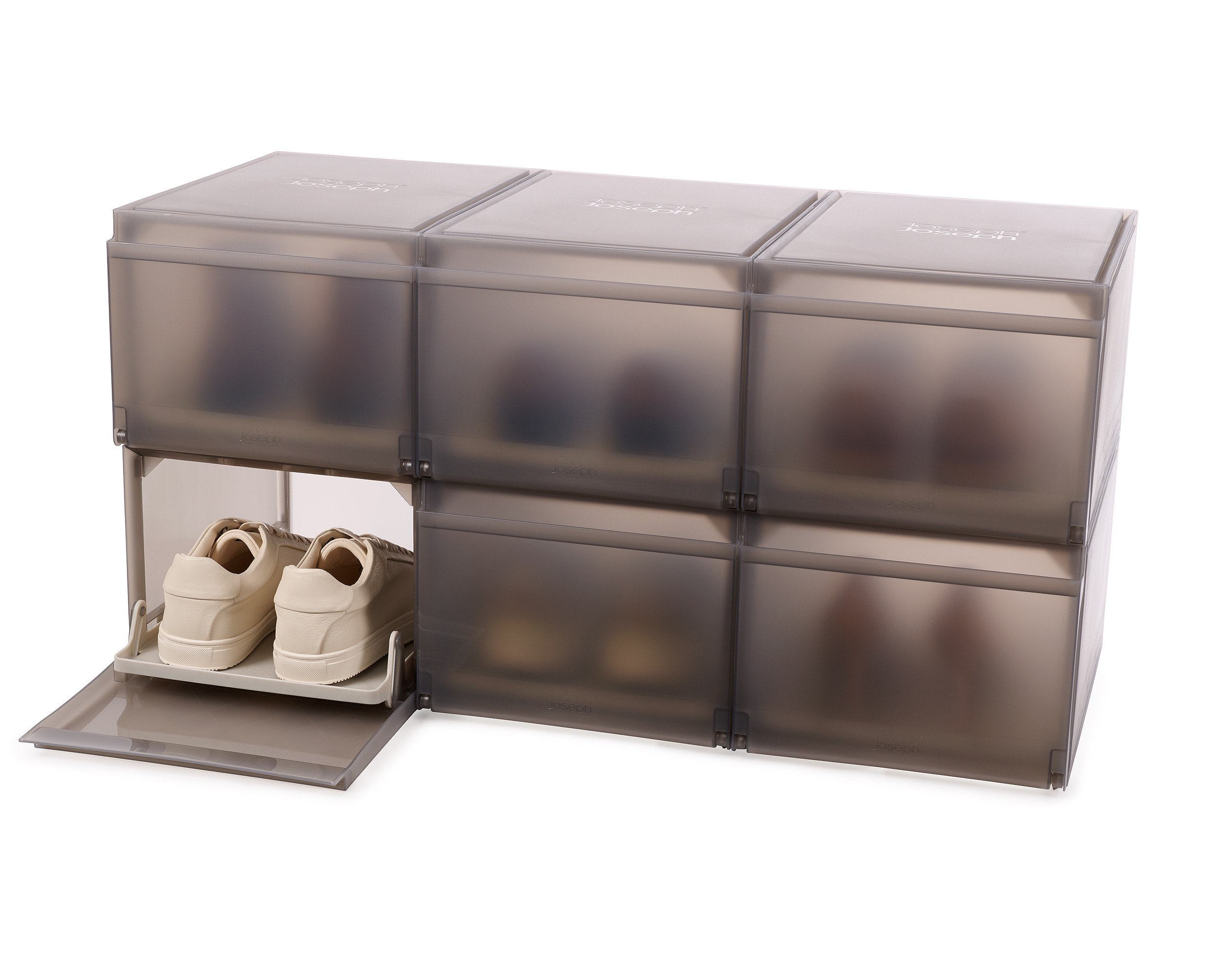 Joseph Joseph ShoeCase Premium Shoe Storage Box with Slide-out Shoe ...