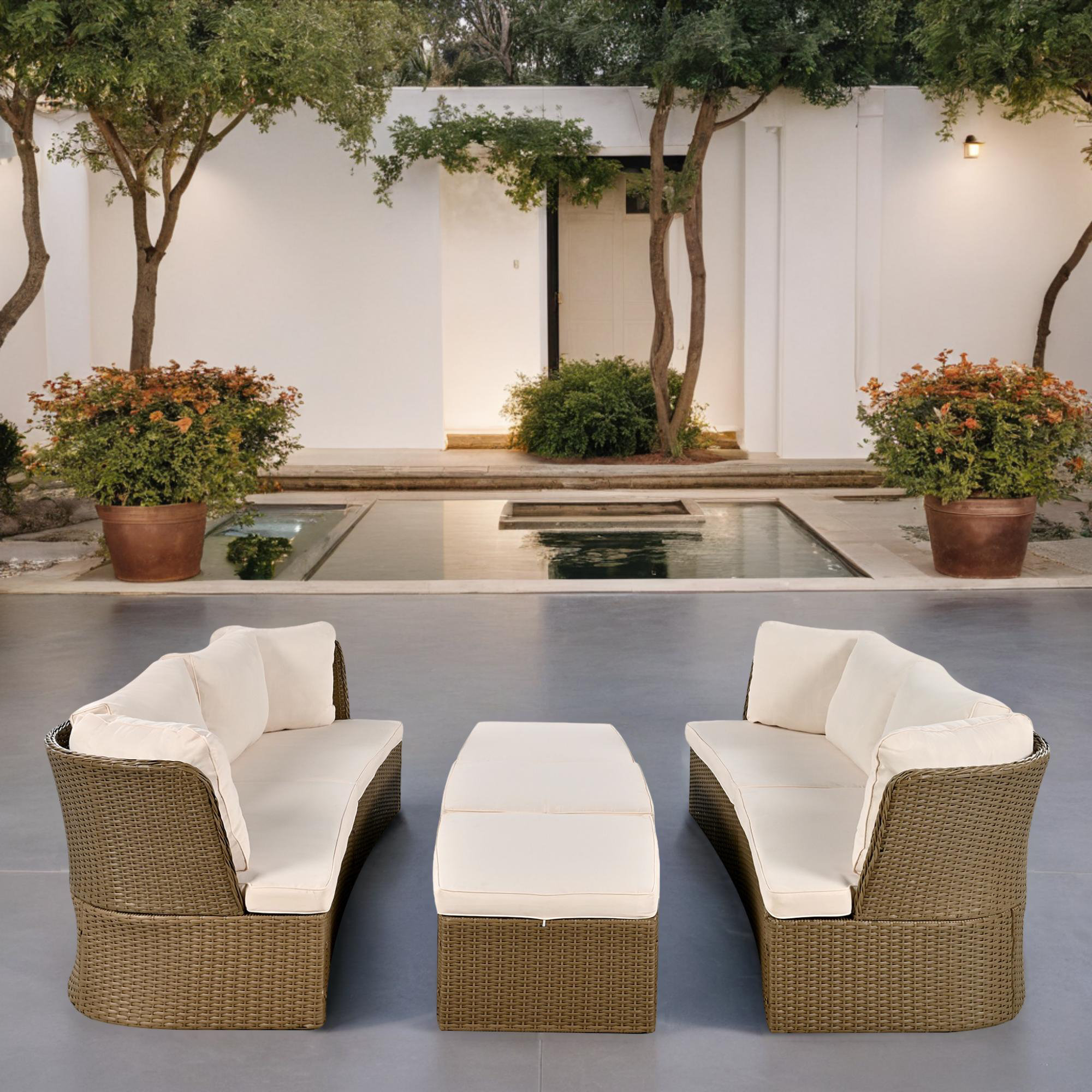 Latitude Run® 6 - Person Outdoor Seating Group with Cushions - Wayfair ...