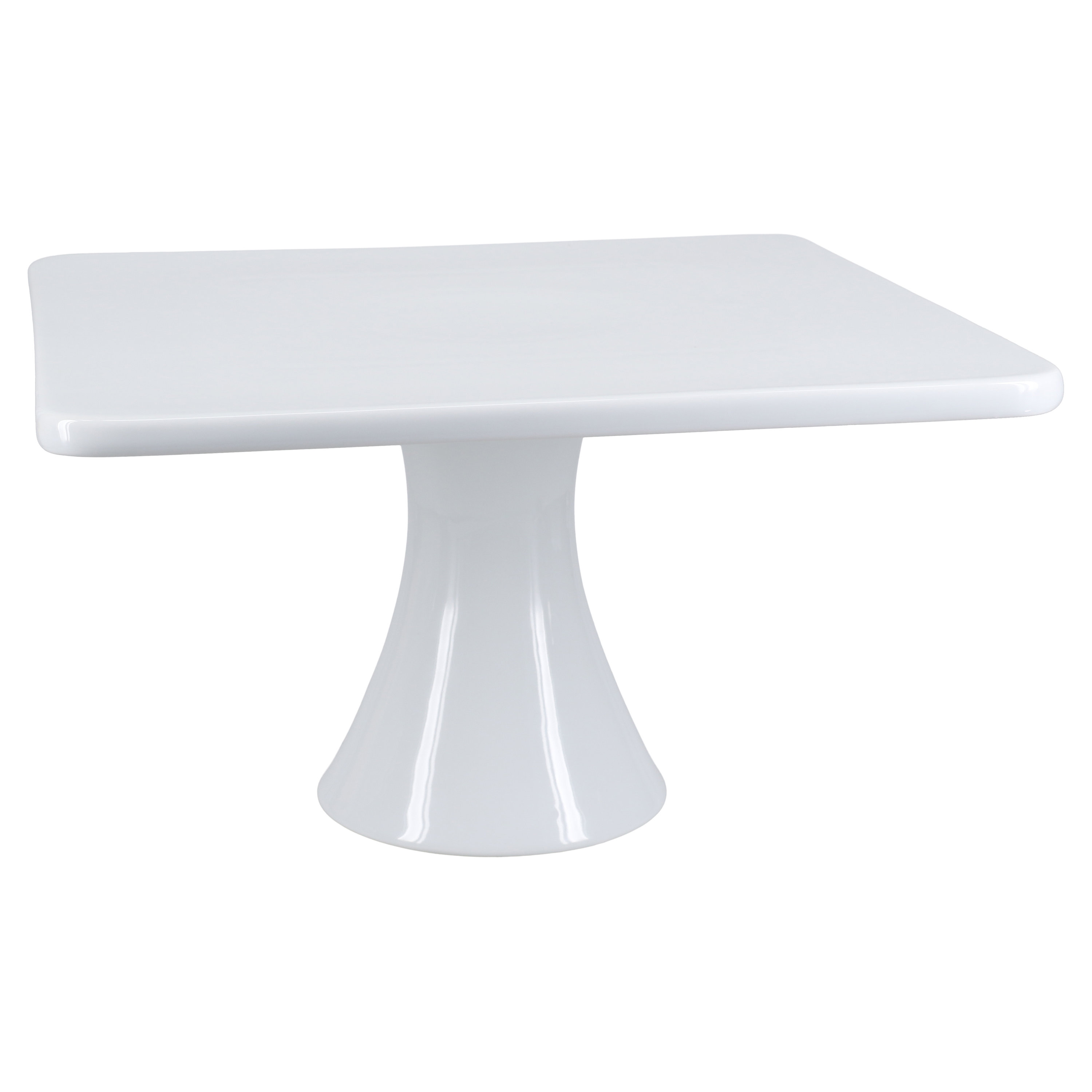 BIA Cordon Bleu Square Pedestal Cake Stand, 11"X6.25", White | Wayfair
