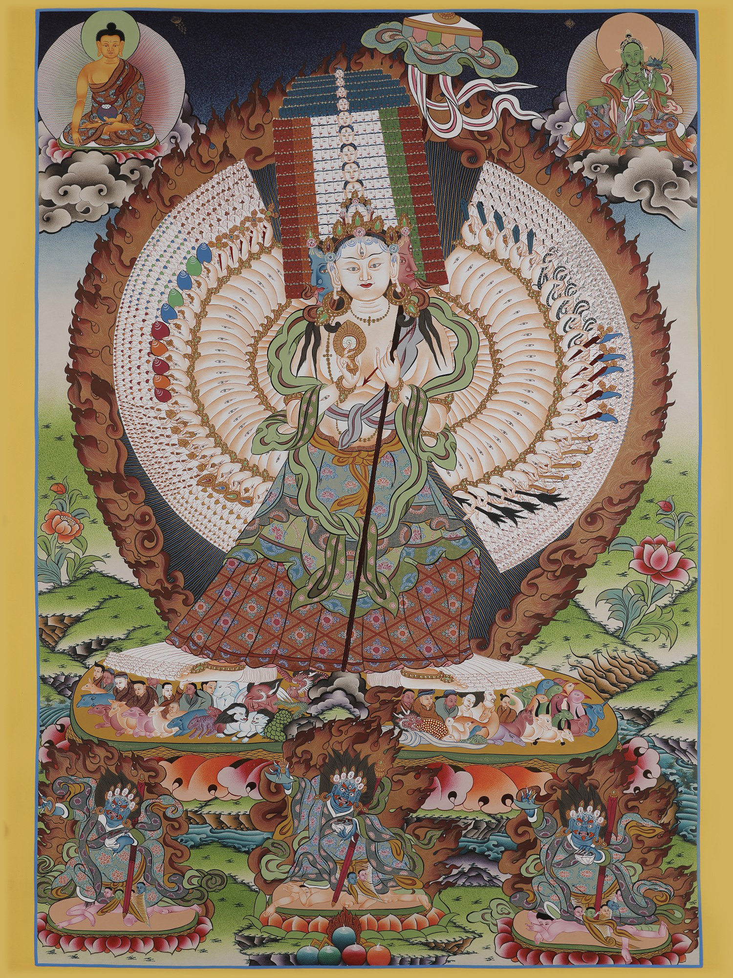 Exotic India Dukkar - A Powerful Deity | Pure 24 Carat Gold With ...