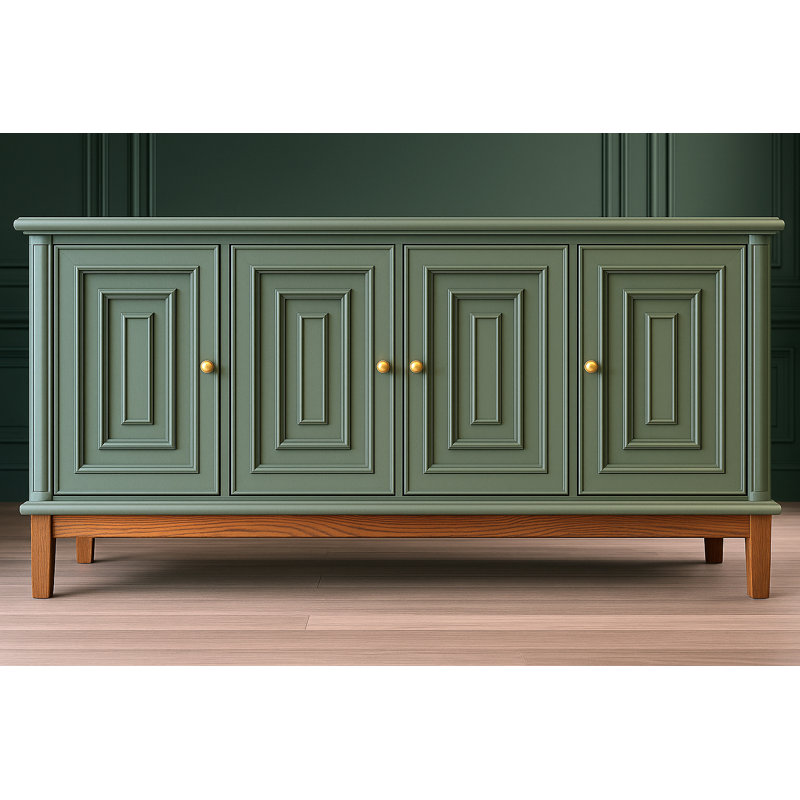 Alcott Hill® Sideboard Buffet Console Cabinet 70"l Pine Wood | Wayfair