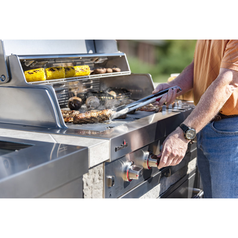 Charbroil Medallion Series Built-In 5-Burner Gas Grill, Stainless Steel ...