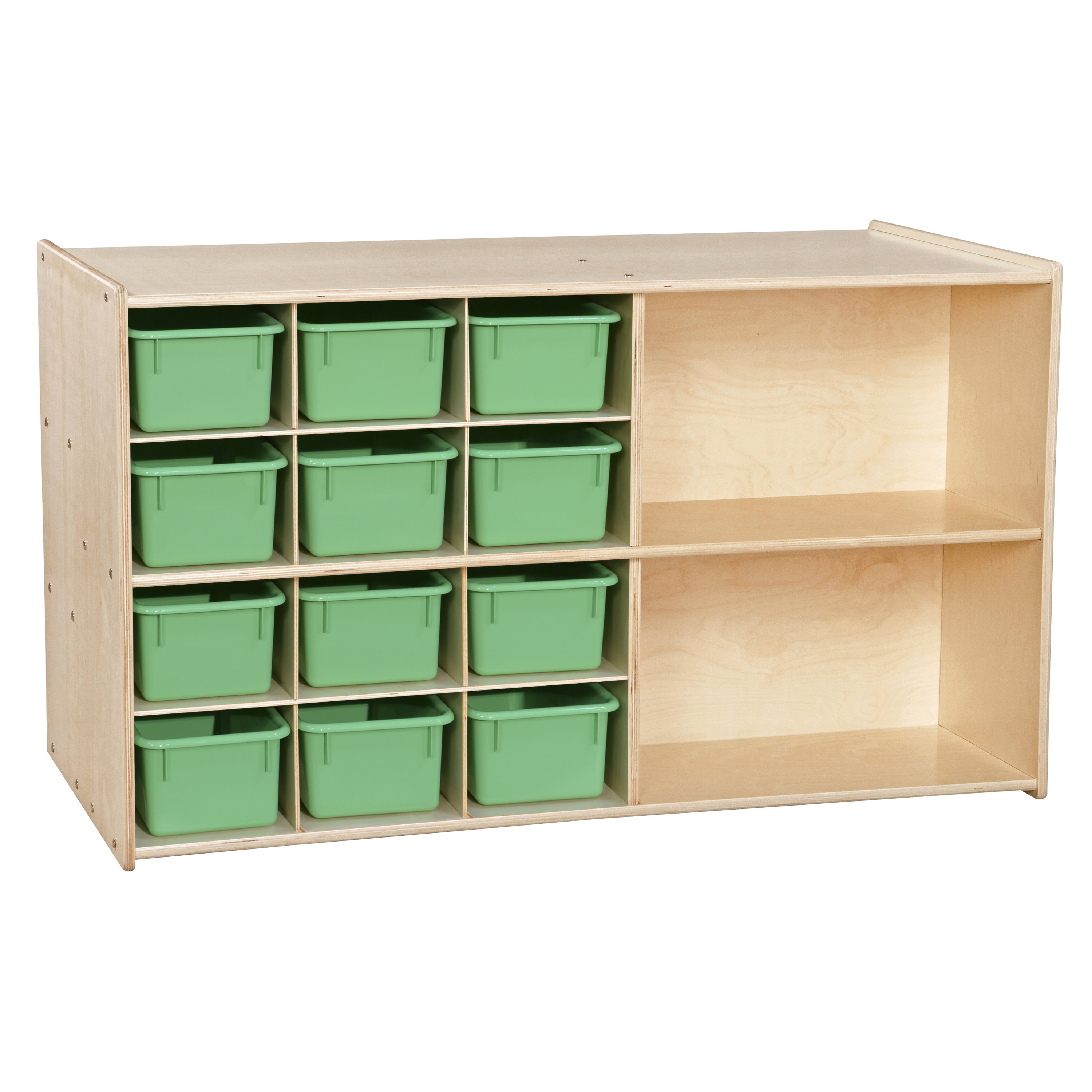 Wood Designs Double Sided 14 Compartment Shelving Unit - Wayfair Canada