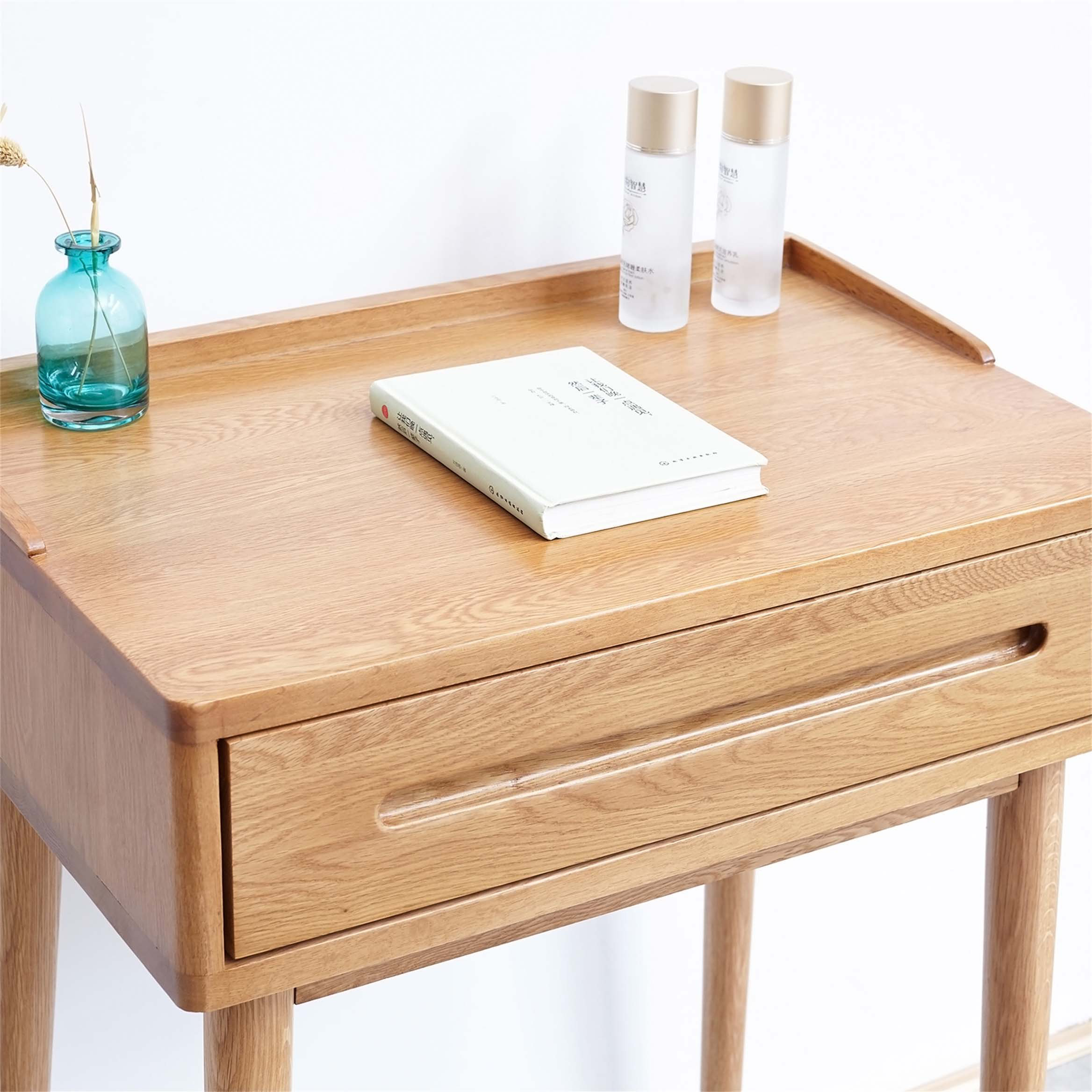 George Oliver Natural Wood 60cm Dresser Table Desk | Wayfair
