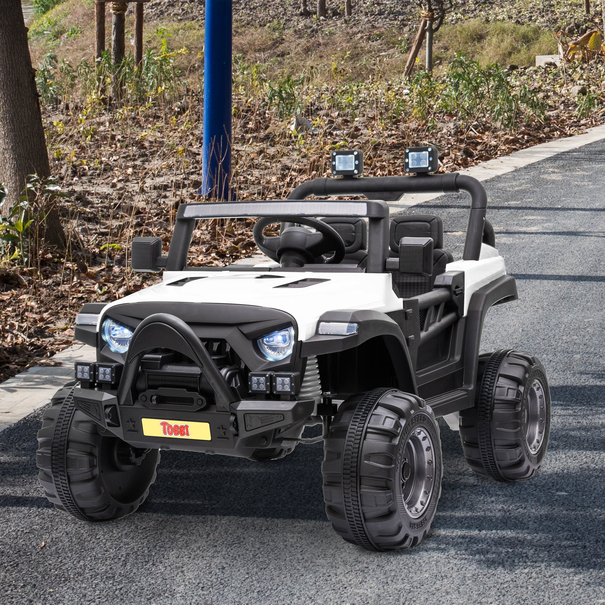 Tobbi 12 Volt 1 Seater All-Terrain Vehicles Battery Powered Ride On ...