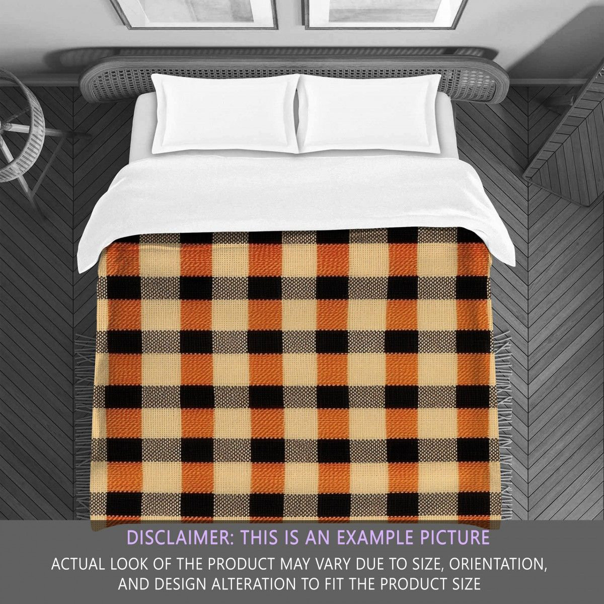VisionDecor Checkered Bedding Tartan Comforter Black - Wayfair Canada