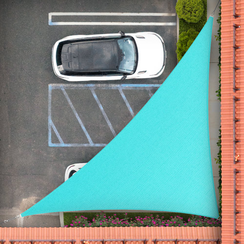 Triangle Shaped Shade Sails You'll Love | Wayfair
