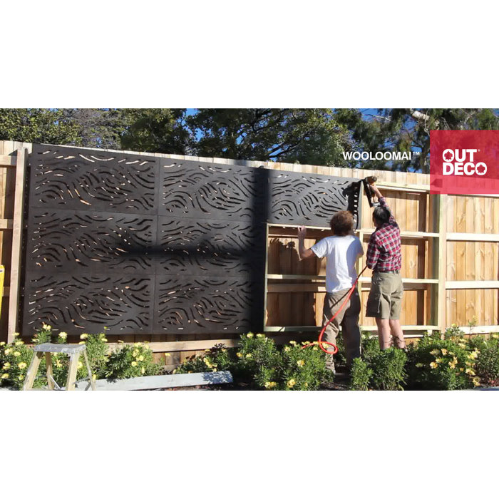 OUTDECO 48'' H x 24'' W Brown Composite Fencing & Reviews | Wayfair