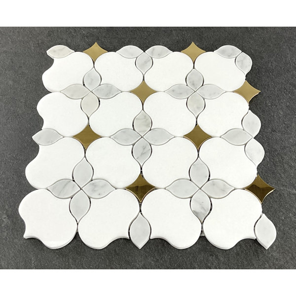 ES Stone Water Jet 6" x 6" Novelty Mosaic Wall & Floor Tile & Reviews ...