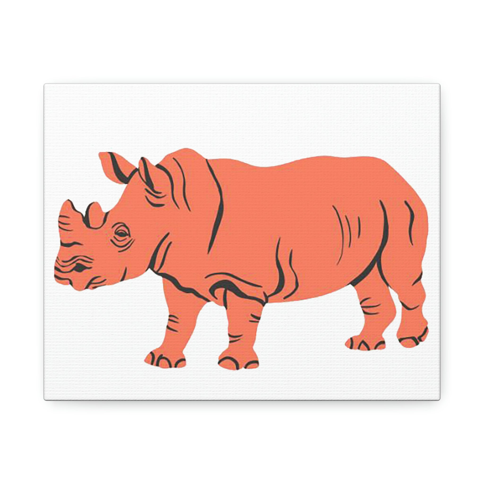 Redwood Rover Orange Rhino by Kelly Johnson - Unframed Graphic Art on ...