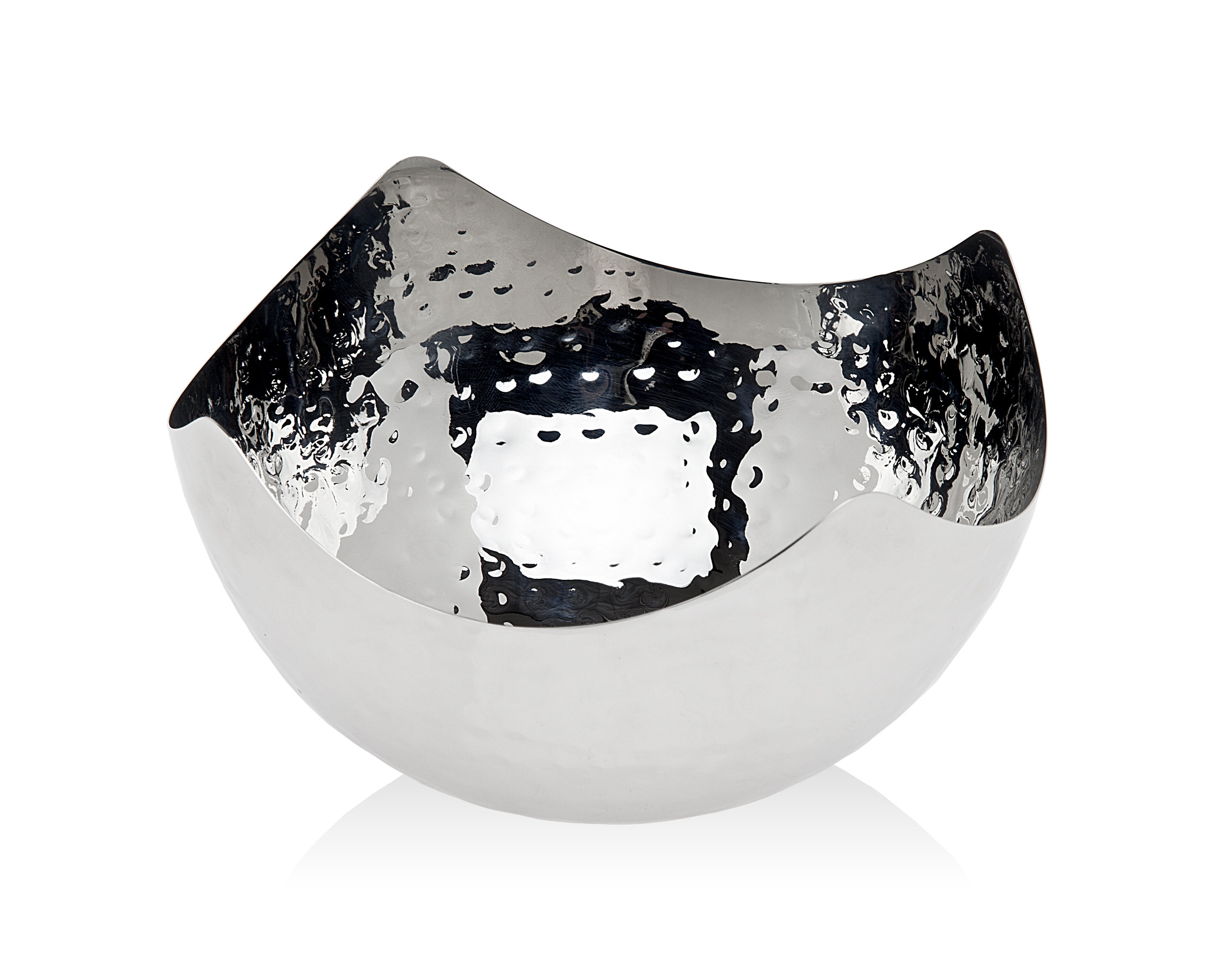 Godinger Silver Art Co Ripple Hammered 24 fl oz Nut Bowl | Wayfair