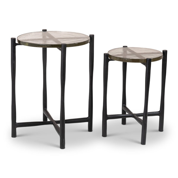 Wrought Studio Elements Jonique End Table Set of 2 - Wayfair Canada