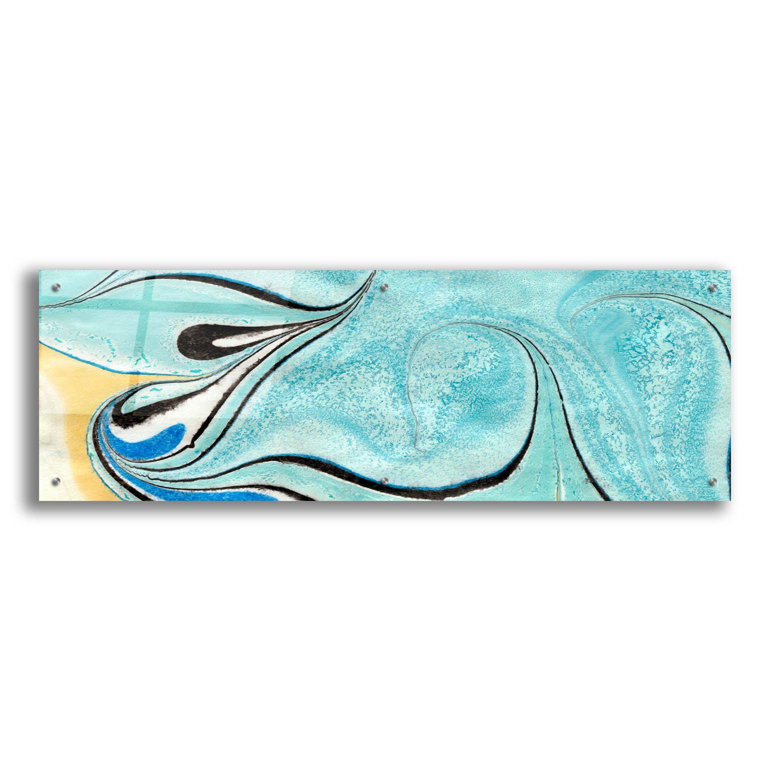 Brayden Studio® 'Placid 3' by Alicia Ludwig Acrylic Glass Wall Art, 48 ...
