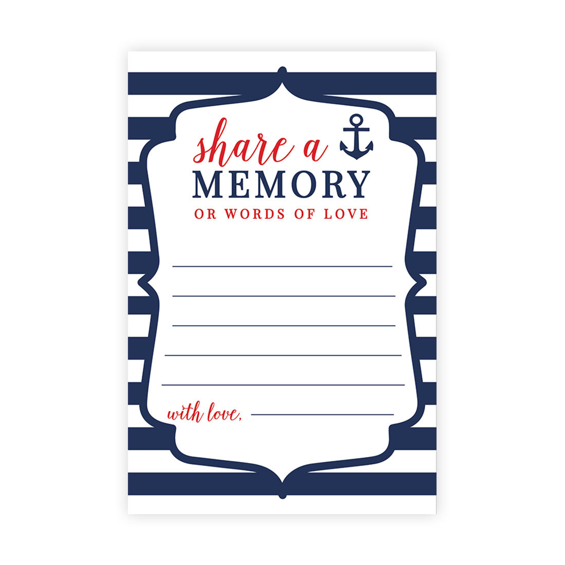 Koyal Wholesale Nautical Anchor Share a Memory Cards | Wayfair