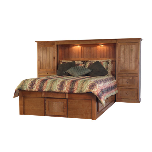 Loon Peak® Cottage Mid Wall With Supersized Panel Headboard And Side ...