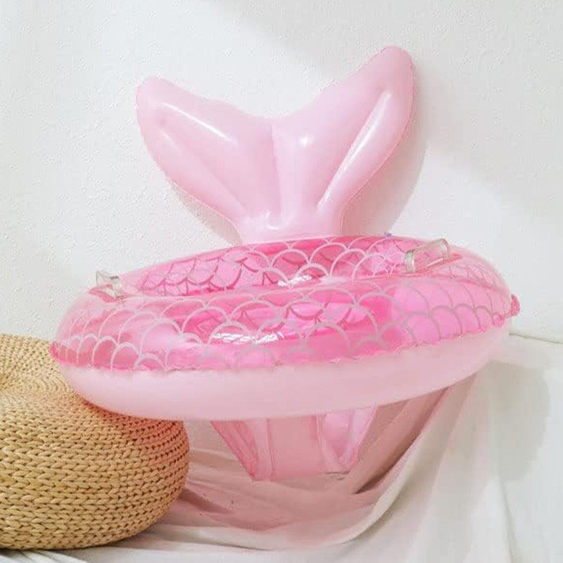 JASODI Inflatable Floatie Raft with Handle Safety Seat, Children Waist ...