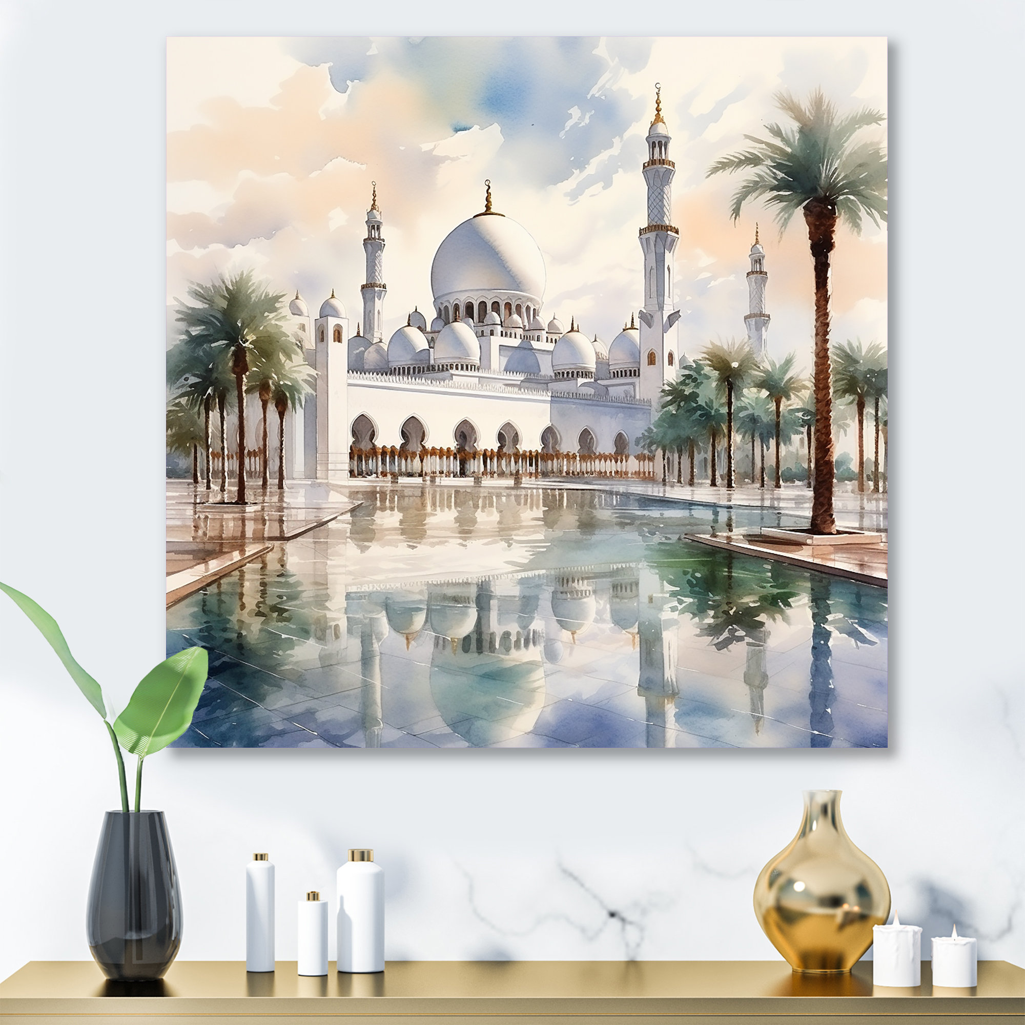 Bay Isle Home™ White Emirates Islam Sheikh Zayed Mosque IV - Islam ...